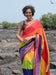 Padded Sleeveless Art Silk Blouse In Purple|Basic Baingani|Suta