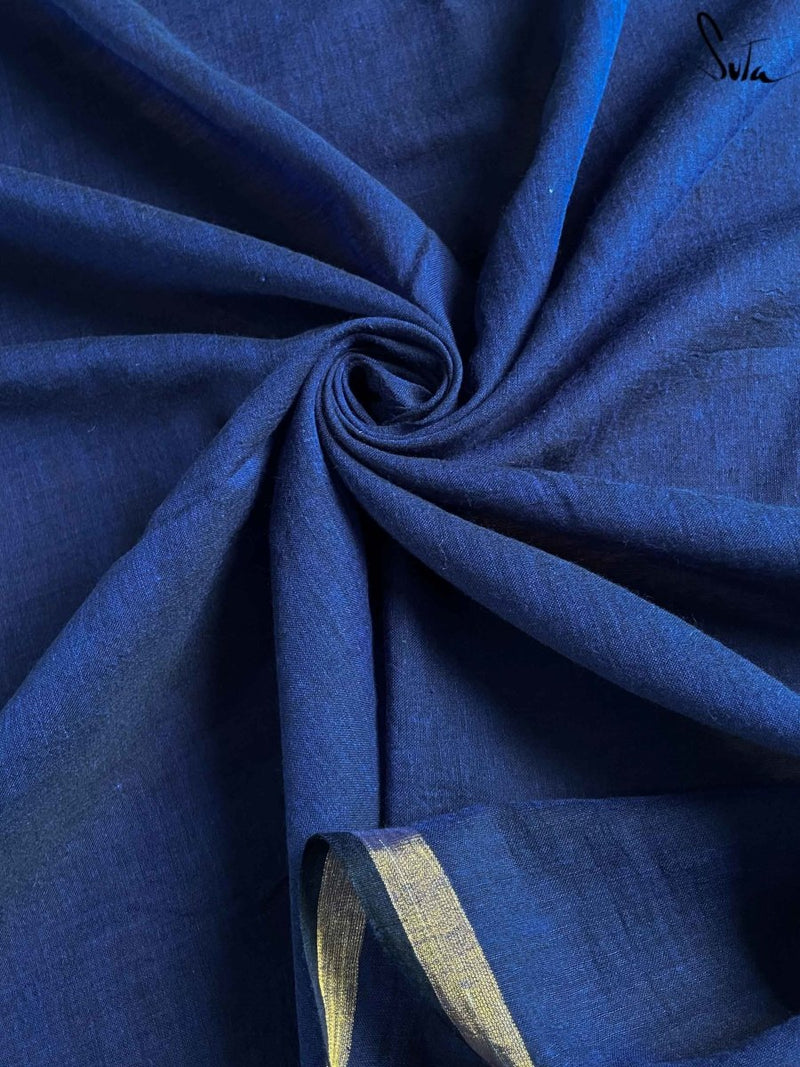 Purple Jamdani Mulmul Cotton Saree|Lehron Ki Sargam|Suta