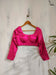 Padded U Neck Full Sleeve Blouse In Pink|Gulabi Pankh|Suta
